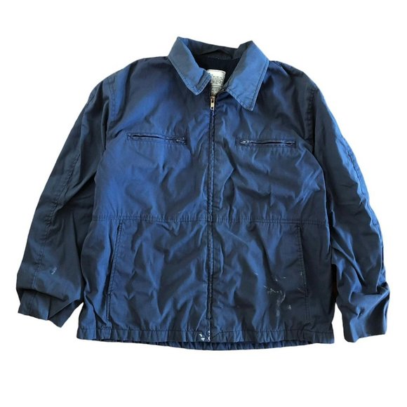 Vintage | Jackets & Coats | 99 Vintage Us Navy Military Blue Bomber ...